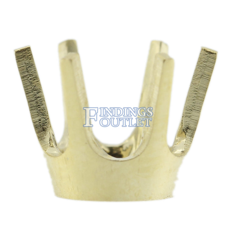 14K Yellow Gold Round V36 Low Base Head Setting Mounting 6 Prong ...